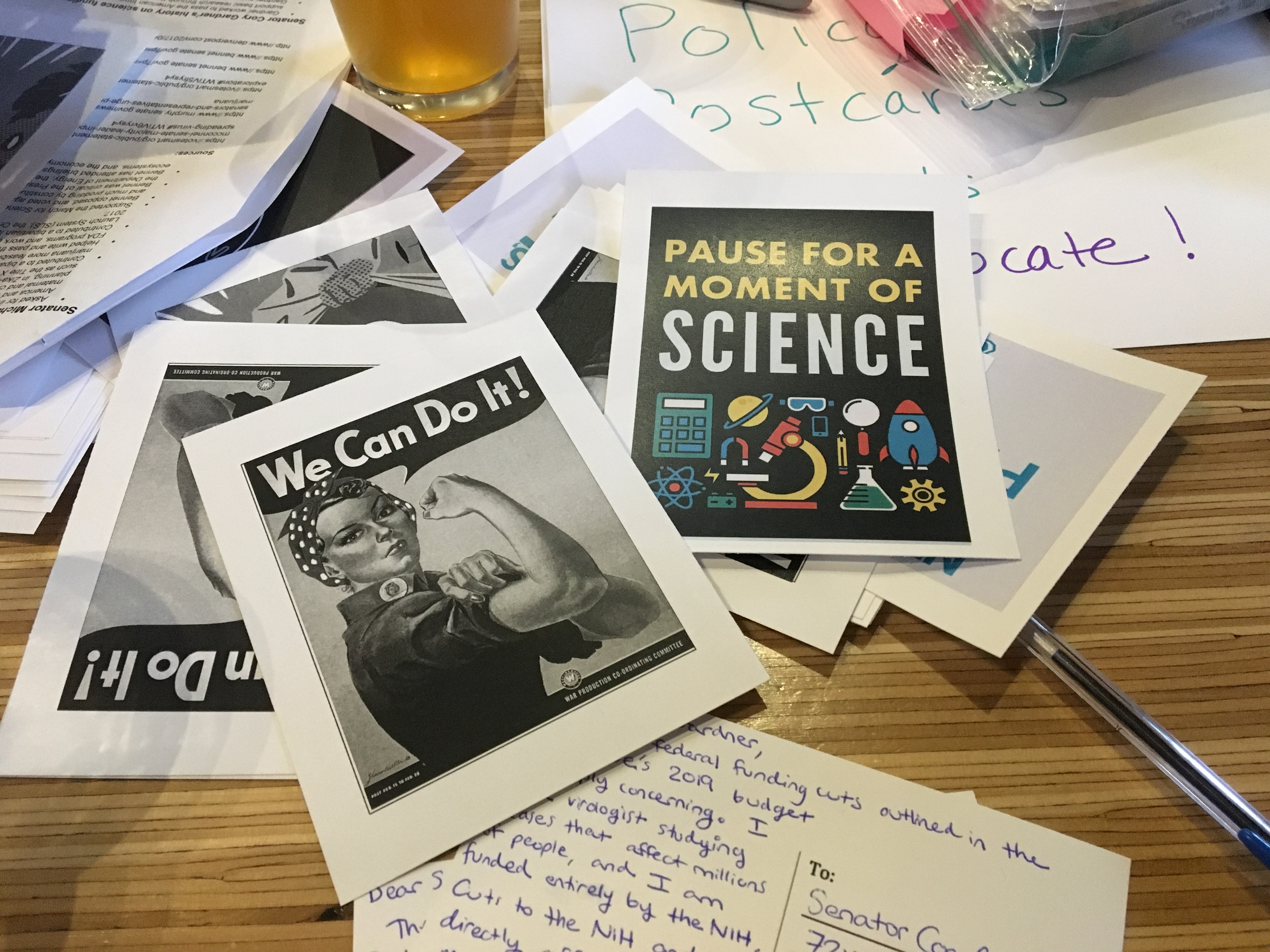 Policy, postcards and pints – Science Buffs